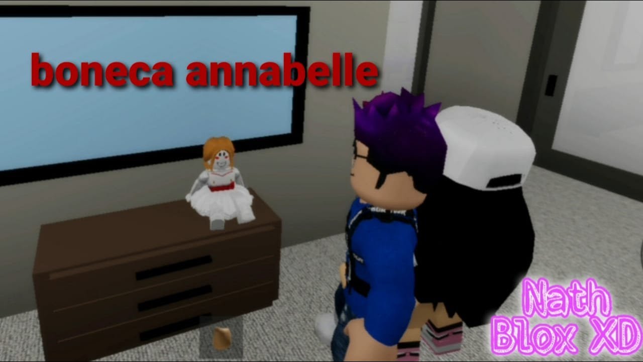VIREI A BONECA ANNABELLE E ASSUSTEI AS PESSOAS NO BROOKHAVEN - YouTube