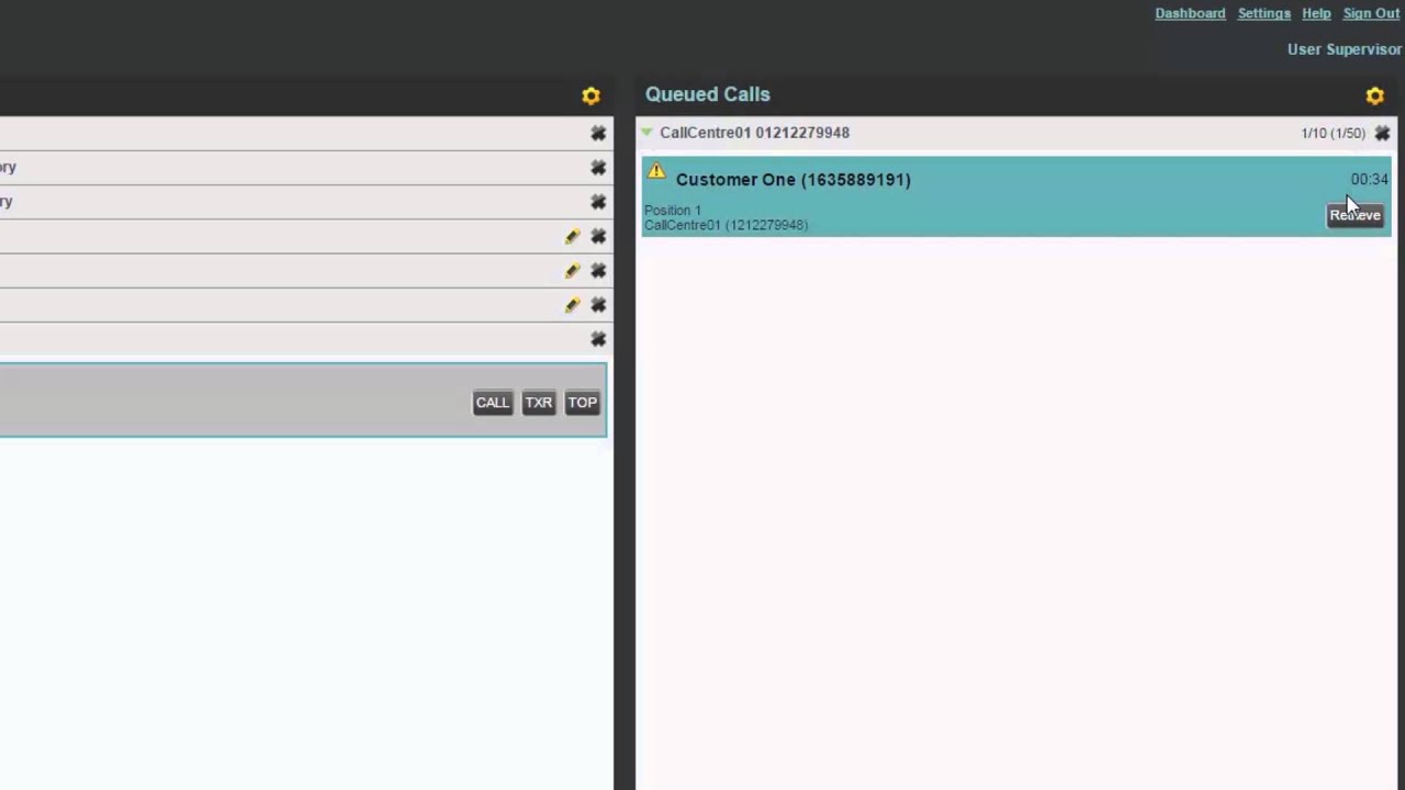 Horizon Call Centre Supervisor - Chapter 11: Managing queues - YouTube