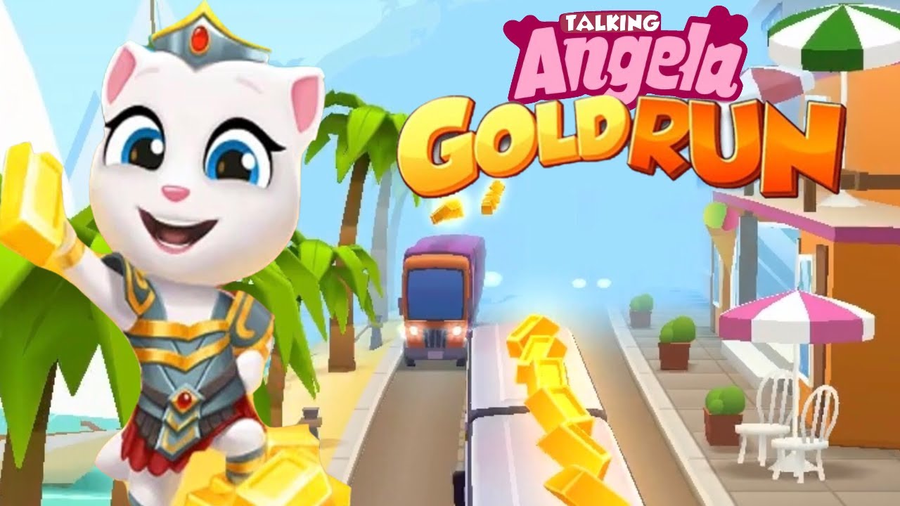 FUN!RUN! | VALKYRIE ANGELA UNLOCK | Talking Angela Gold Run iOS ...