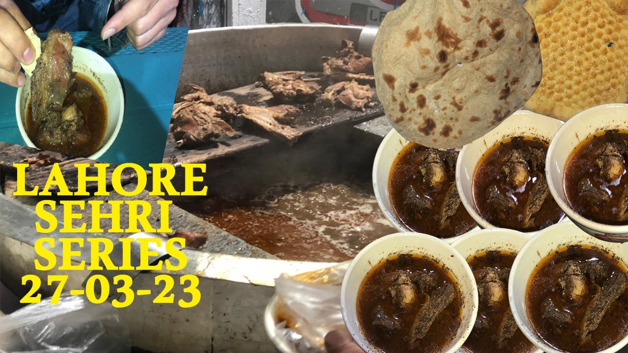 Hidden Street Food in Lahore | Ramadan 2023 | Sehri in Lahore 2023 ...