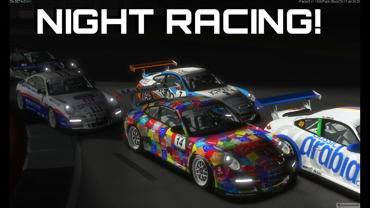 SILVERSTONE NIGHT RACE!- rFactor 2 Flat 6 Mod at Silverstone ...