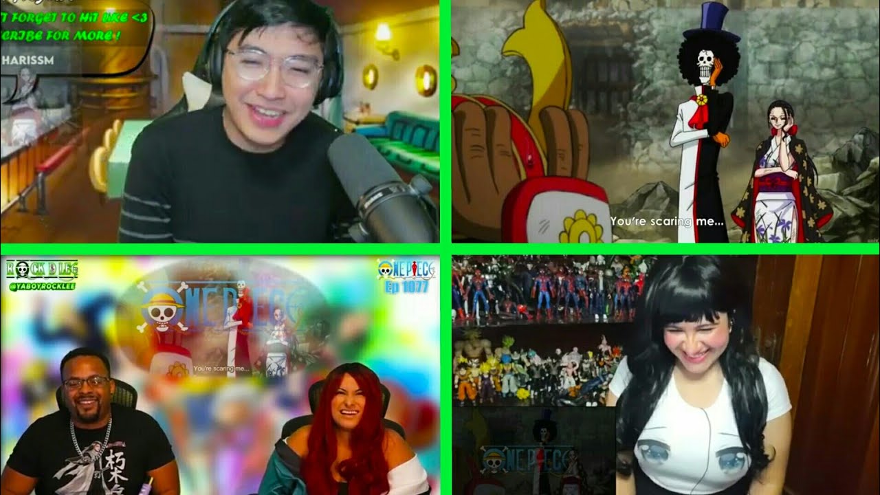 ONE PIECE EPISODE 1077 REACTION MASHUP - YouTube