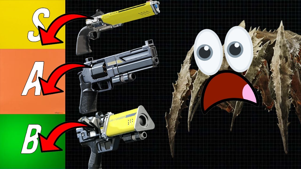 UPDATED Secondary Tier List Against the Terminid Faction | Helldivers 2 ...