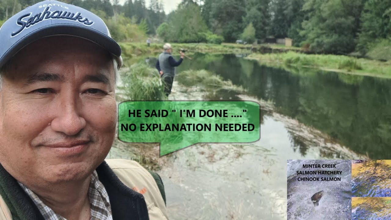 Friend Said I'm Done Fishing !!! Minter Creek Salmon 09-13-22 - YouTube