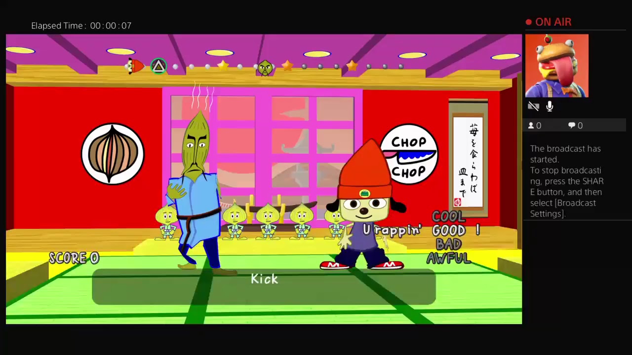 Parappa the rapper all 3 stages cool - YouTube