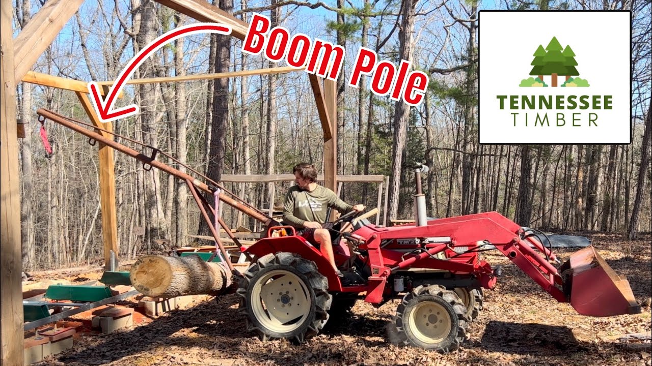Boom Pole, Replacing Thermostat, and Milling Roof Rafters - YouTube