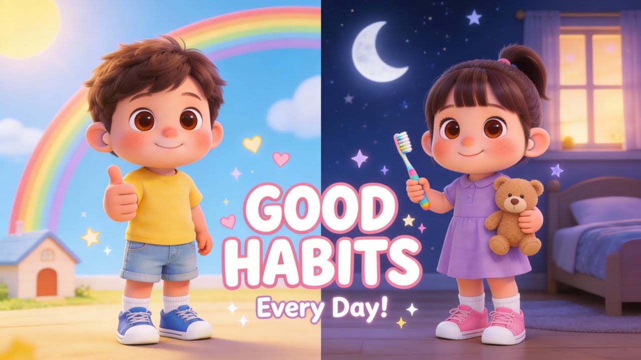 Good Habits Every Day | Kids Song About Daily Routines & Manners ...