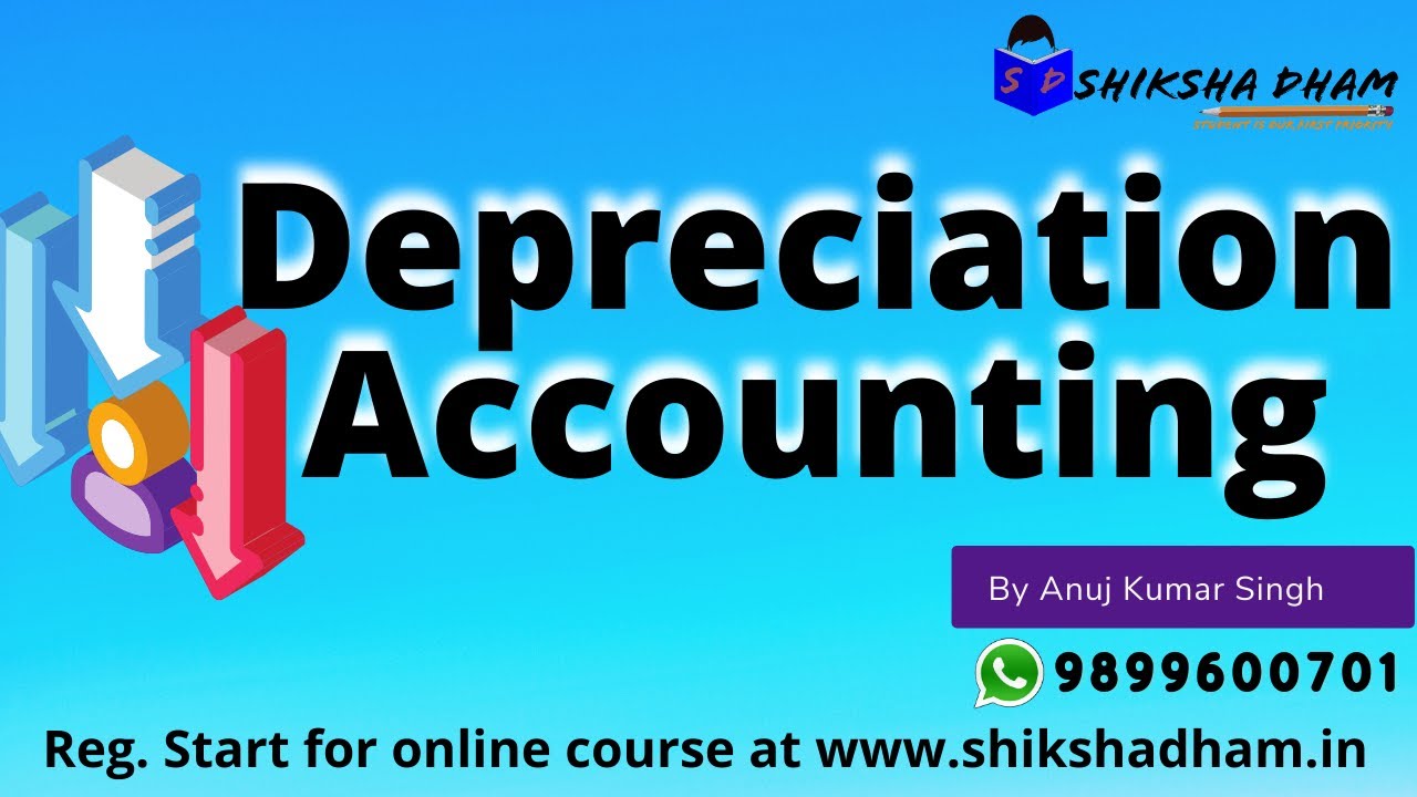 depreciation straight line method (slm) 11 class & B.com - YouTube