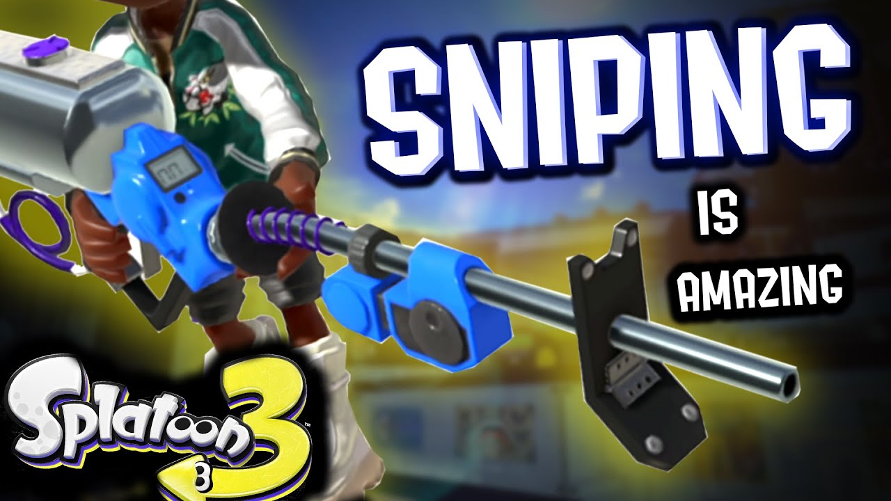 I LOVE SPLATOON 3 SNIPING - YouTube