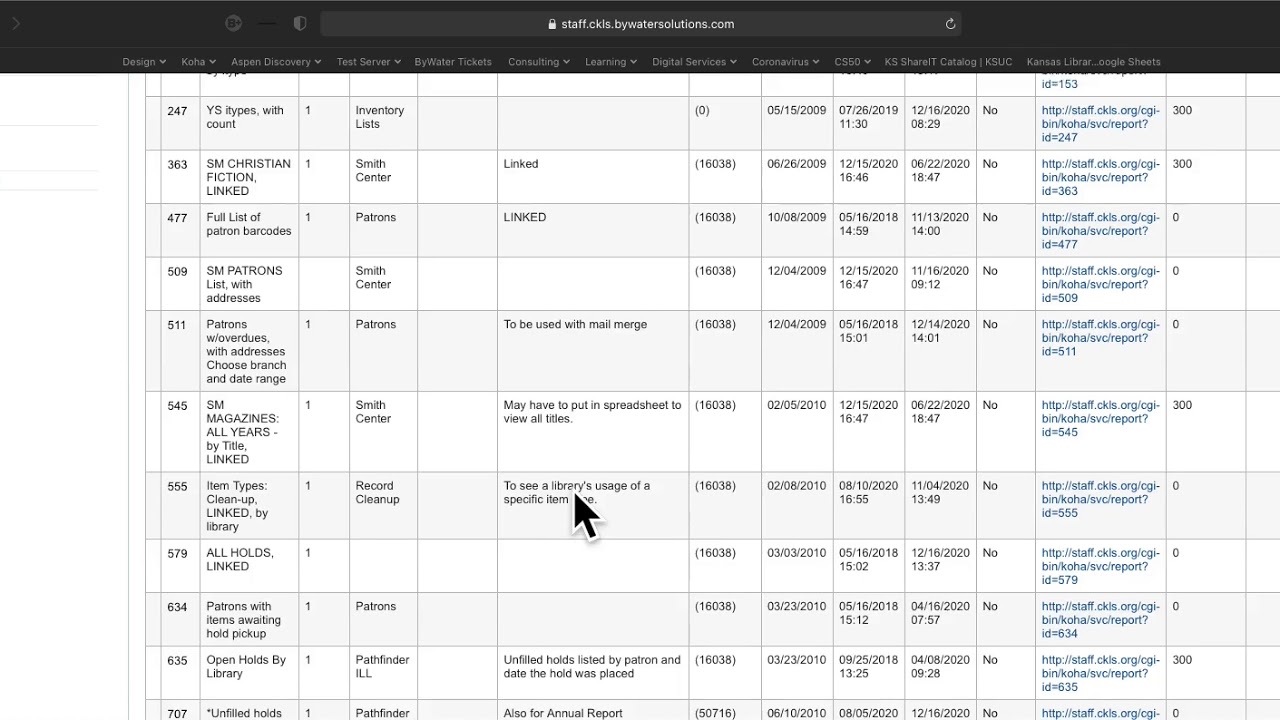 Running a Koha Report (Basic) | Five Minute Fridays - YouTube