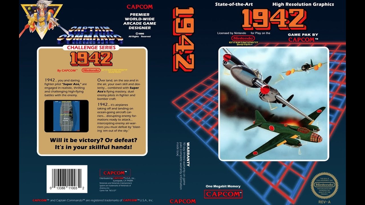 1942 Nintendo Entertainment System (NES) - Gameplay - End - YouTube