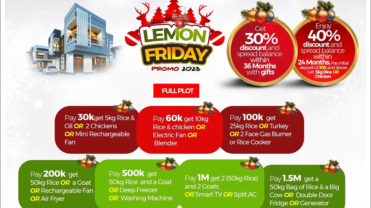 🍋🎄 Discover the Magic of Our “Lemon Friday” end of the Year Promo! 🏡🌟 ...