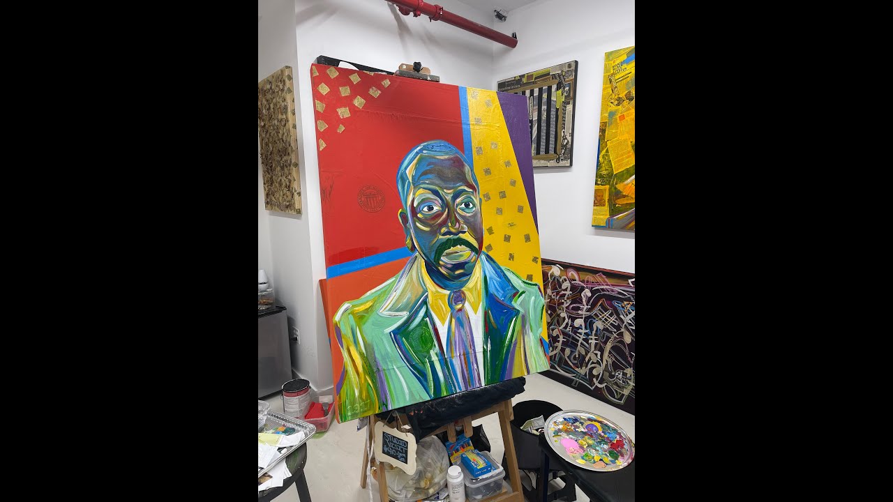 Ligel Lambert Creating a Symbolic Painting Jacob Lawrence - YouTube