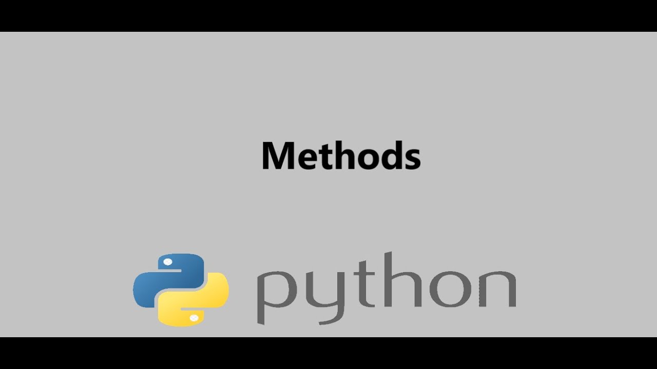 4 Methods And Classes In Python Presented By Dr N Miri YouTube 4-methods-and-classes-in-python-presented-by-dr-n-miri-youtube