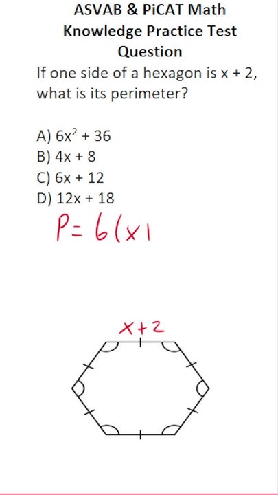 ASVAB/PiCAT Math Knowledge Practice Test Q: Perimeter of Polygons # ...