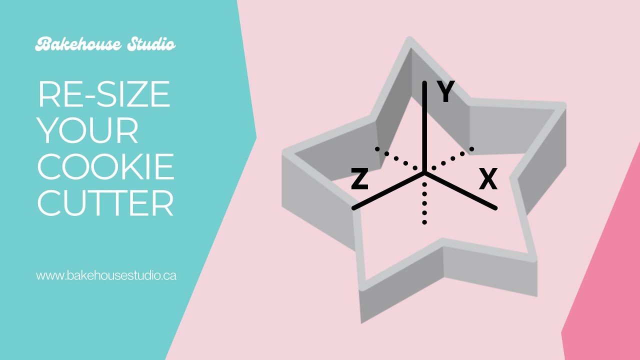 How to re-size your Cookie Cutter STL Files - YouTube