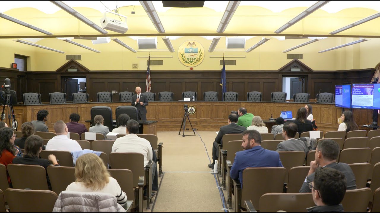 Miller Holds Indigent Defense Event - YouTube