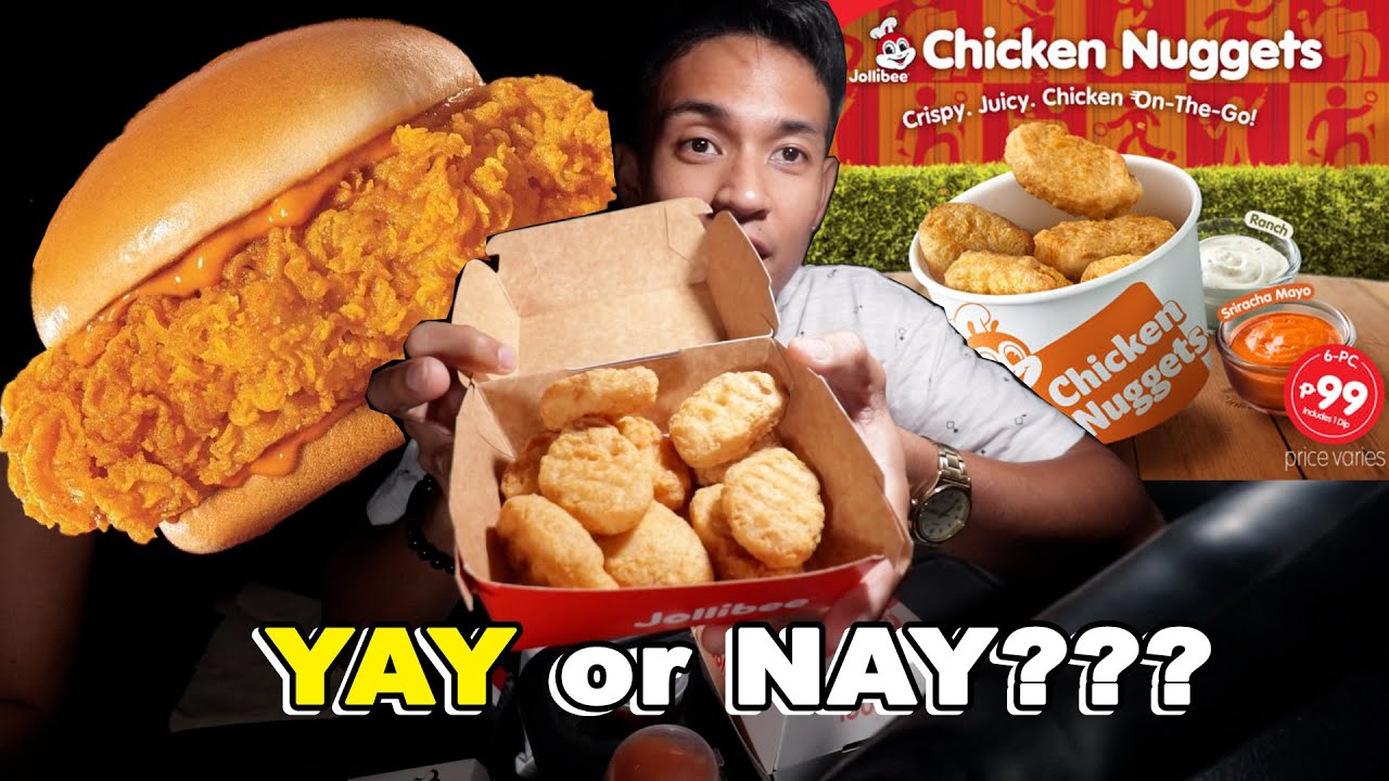 The New CHICKEN NUGGETS of Jollibee! Car Mukbang by Gepoy Tuason - YouTube
