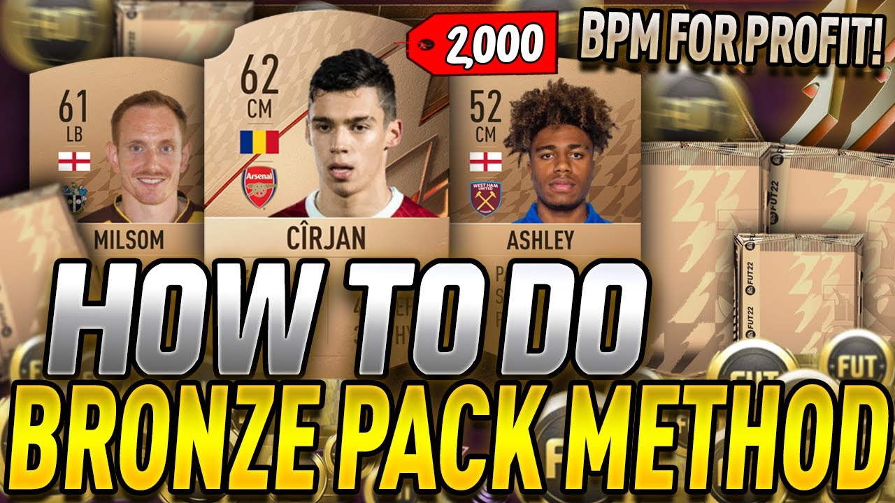 HOW TO DO BRONZE PACK METHOD EASILY ON FIFA 22! MAKE COINS BY OPENING ...