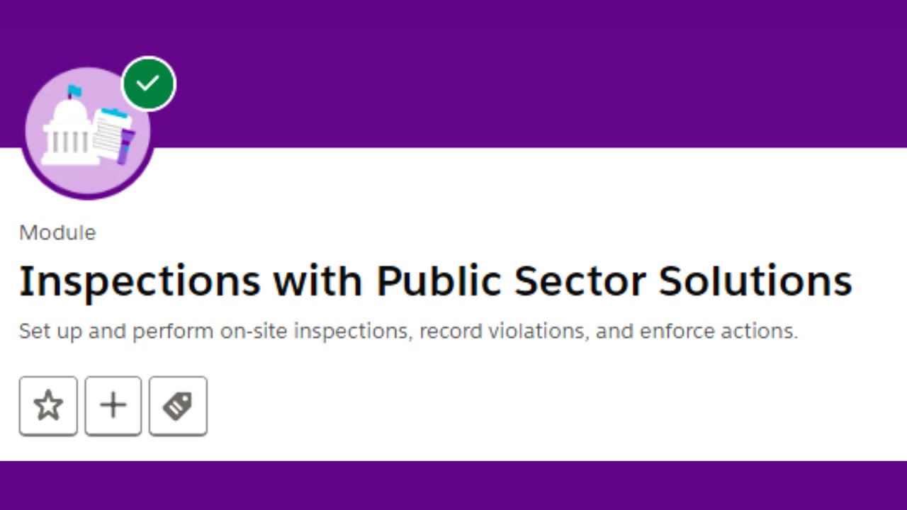Inspections with Public Sector Solutions || Salesforce Trailhead - YouTube