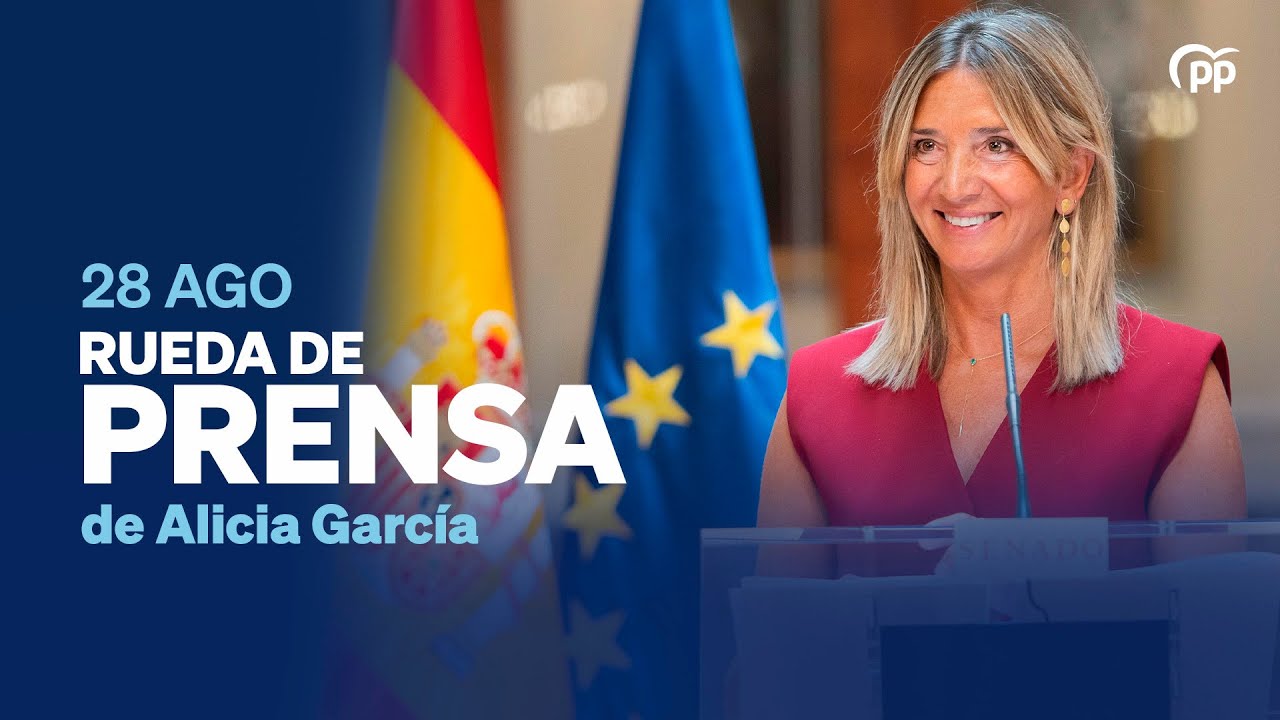 Rueda de Prensa de Alicia García. - YouTube