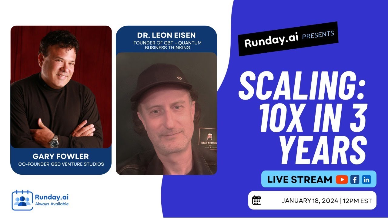 RUNDAY.AI Presents: Gary Fowler and Dr. Leon Eisen - YouTube