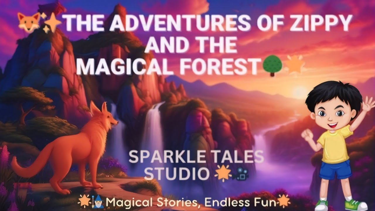Animated Short Film 🌟🎠 The Adventures Of Zippy 🦊 In The Magical Forest ...