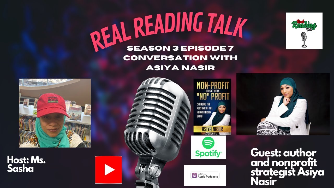 Real Reading Talk conversation with author and nonprofit strategist Asiya Nasir! - YouTube
