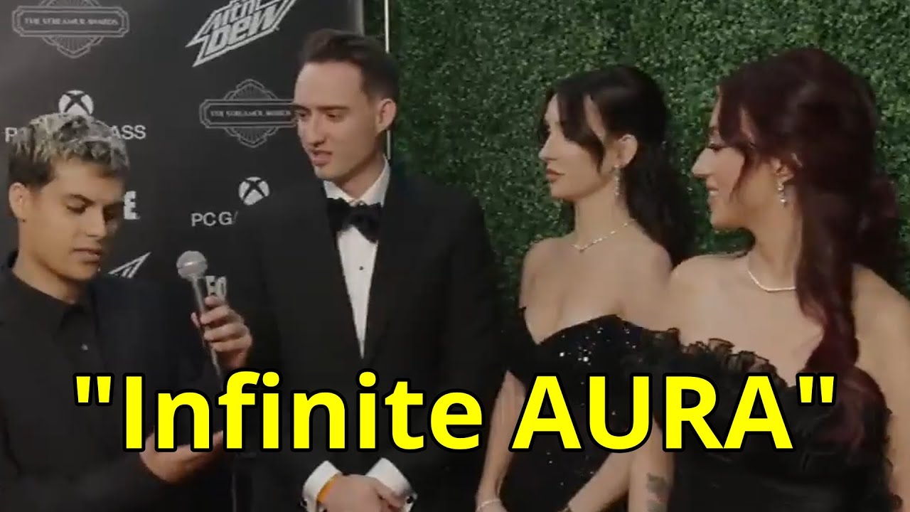 Misterarther Red Carpet interview at Streamer Awards - YouTube