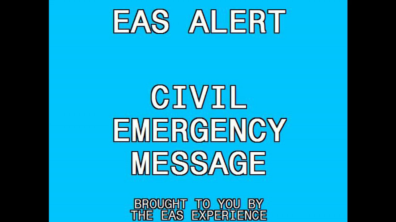 Civil Emergency Message EAS: Coosa County, AL - YouTube