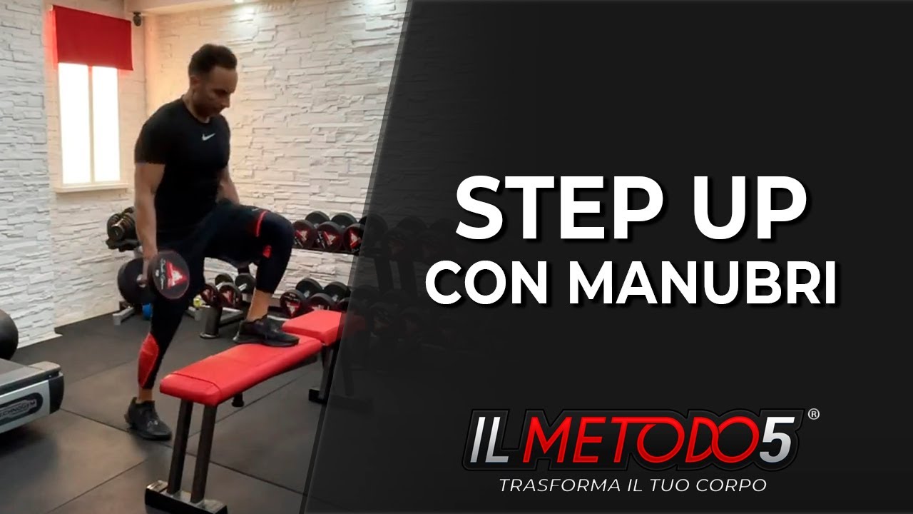 Step up con manubri - YouTube