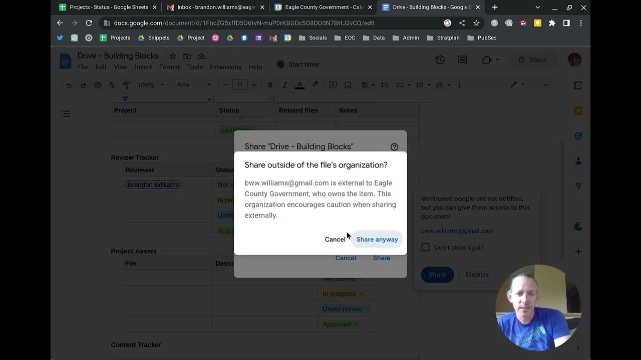 My Lazy Spot - Google Drive - Using "Building Blocks" for More Advanced Project Management - YouTube