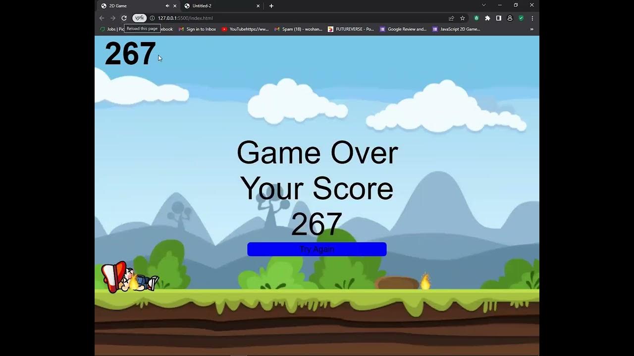 JavaScript 2D Game - YouTube
