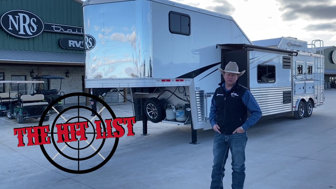 NRS Trailers - 2019 Bison 3 Horse Living Quarters Trailer with 5'9 Tall ...