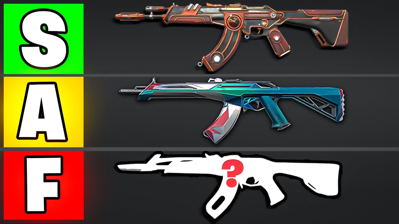 Ranking EVERY Vandal Skin in VALORANT - YouTube