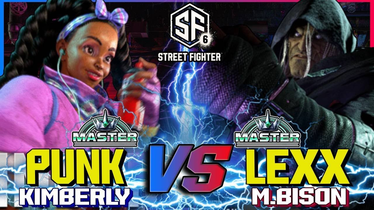 SF6 PUNK (Kimberly) vs LEXX (M Bison) Street Fighter 6 High Level ...