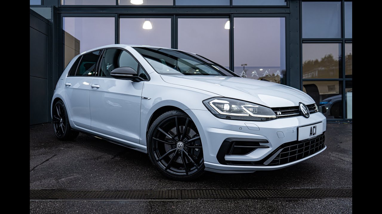 2019 19 VW GOLF R 2.0 TSI 4MOTION FINSIHED IN WHITE SILVER METALLIC ...