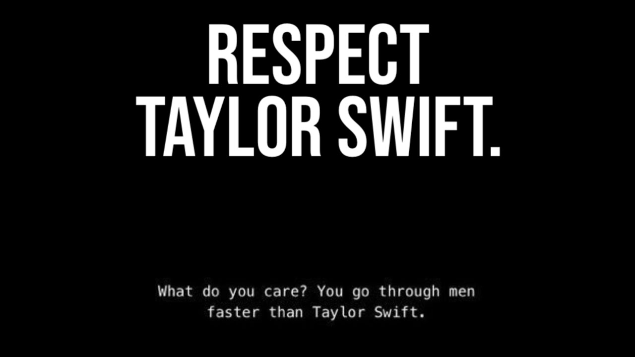 RESPECT TAYLOR SWIFT. - YouTube