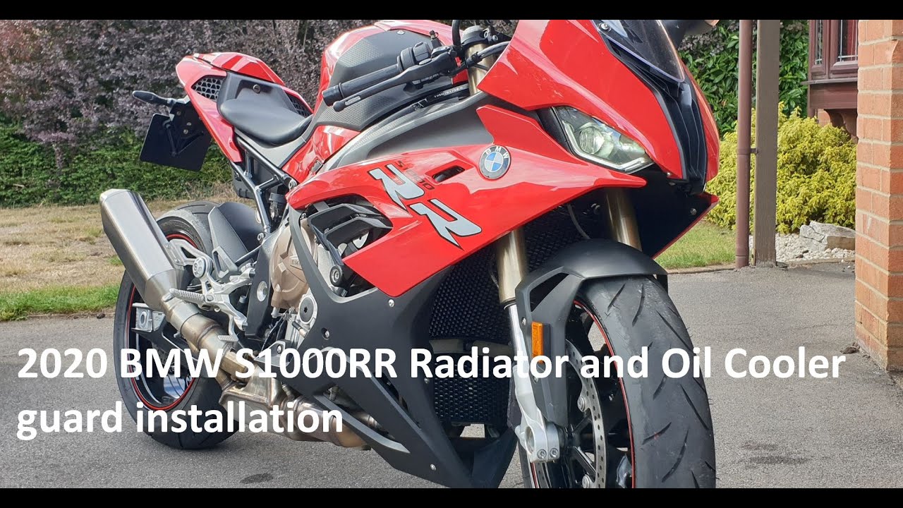 2020 BMW S1000RR Radiator and Oil Cooler Guards Installation - YouTube