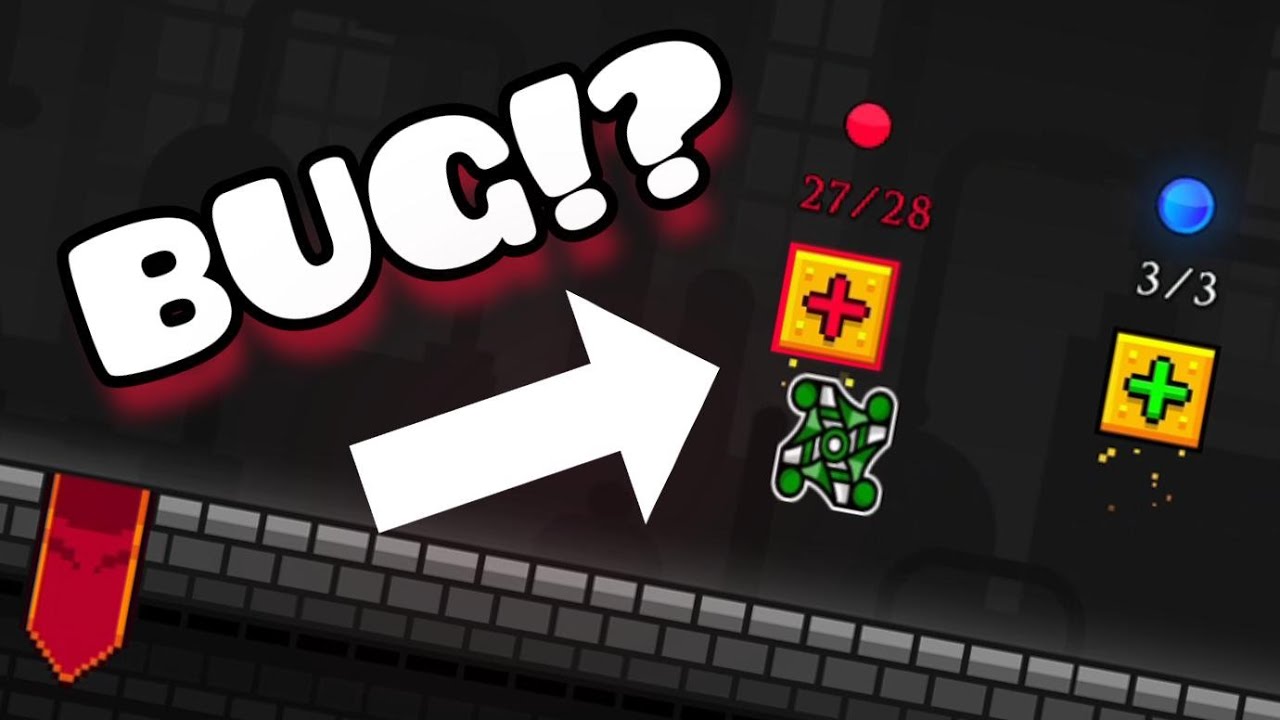 BUG with a COIN in a TOWER level | Geometry Dash 2.2 - YouTube