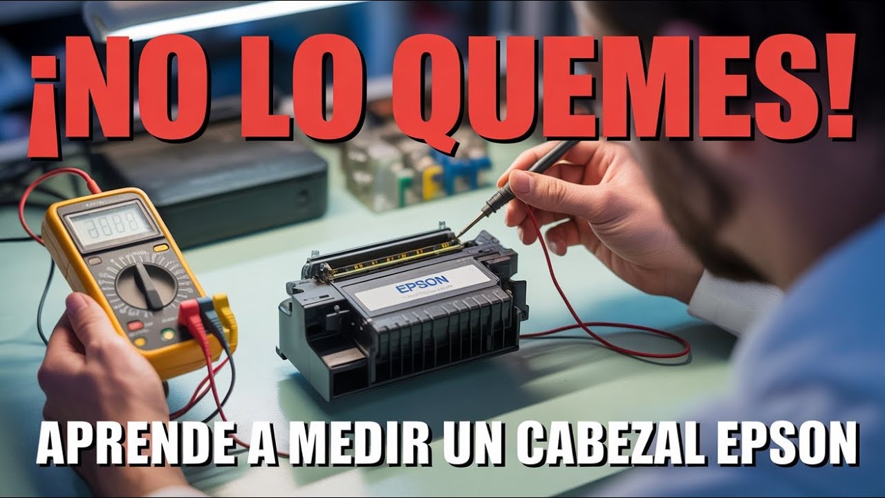 ¡No lo dañes tu impresora! Aprende a medir bien un cabezal EPSON 🔧 | # ...