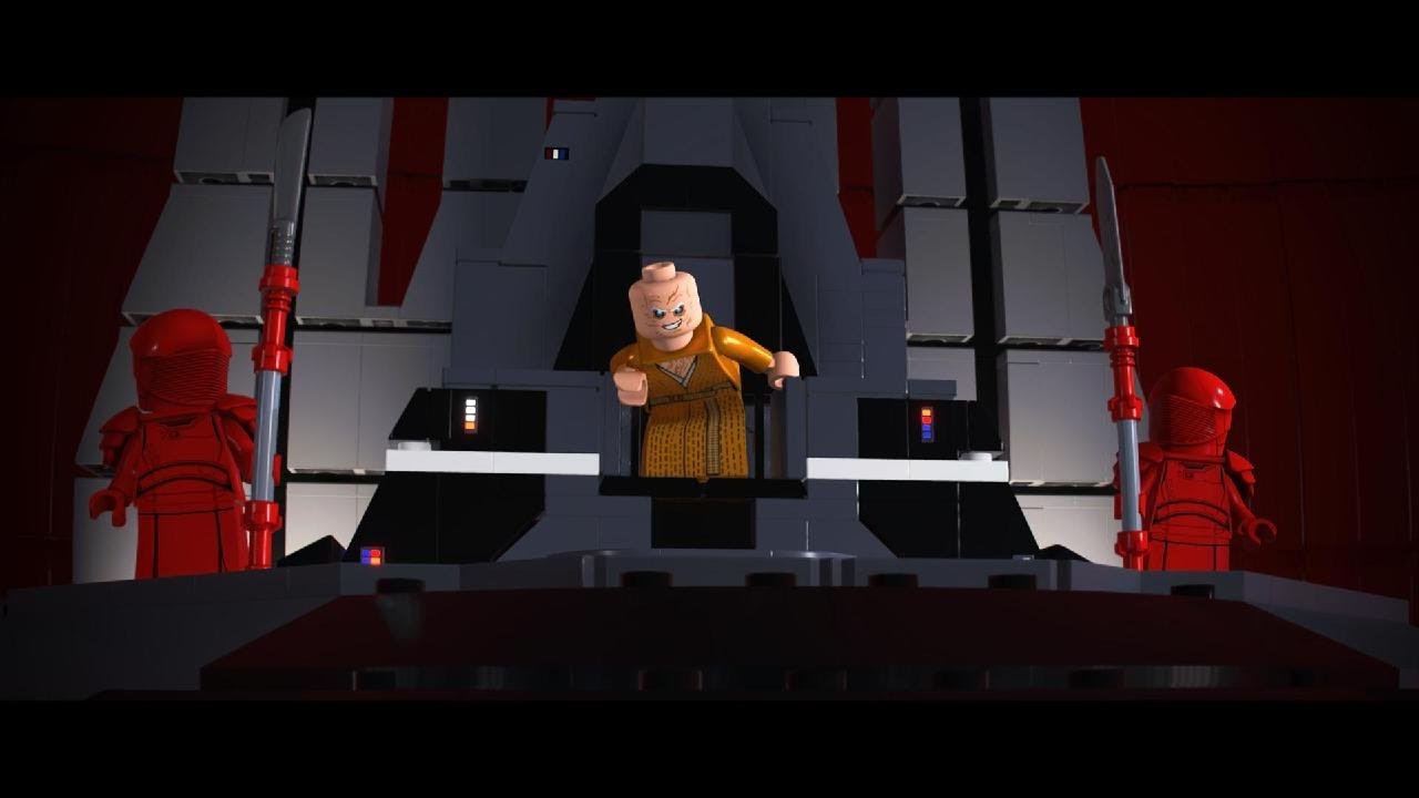 Snoke Introduction And Praetorian Guard Fight | LEGO Star Wars: The ...