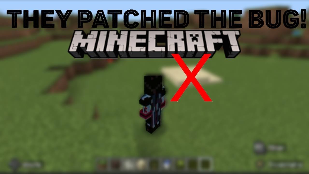 They patch this minecraft bug!! Stop wasting your time! - YouTube