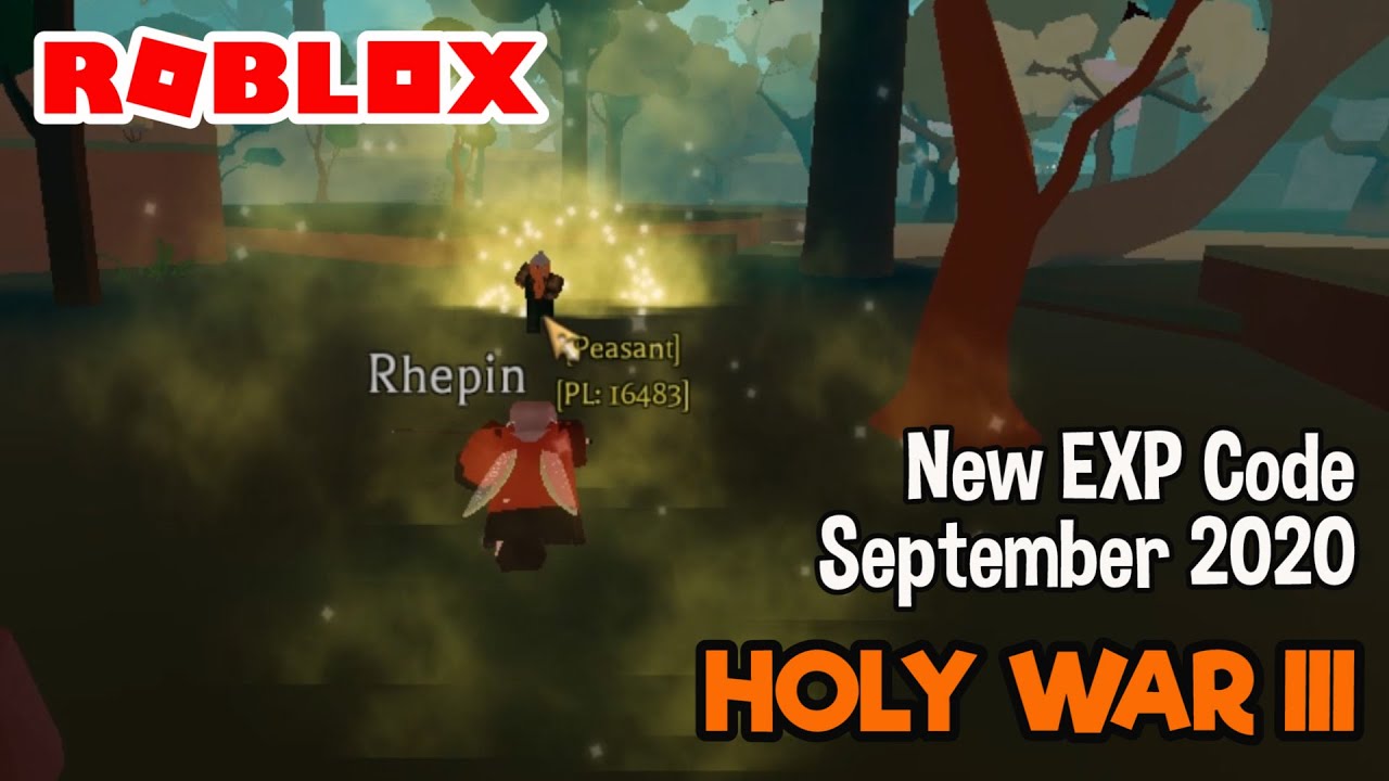 Roblox Holy War III BETA 🎆 [CRISIS] 🎆 New Code September 2020 - YouTube