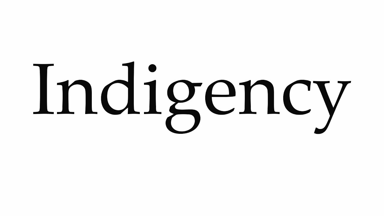 How to Pronounce Indigency - YouTube