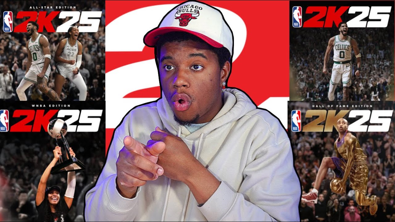 NBA 2K25 Cover Althetes and PC Gets Net Gen! - YouTube