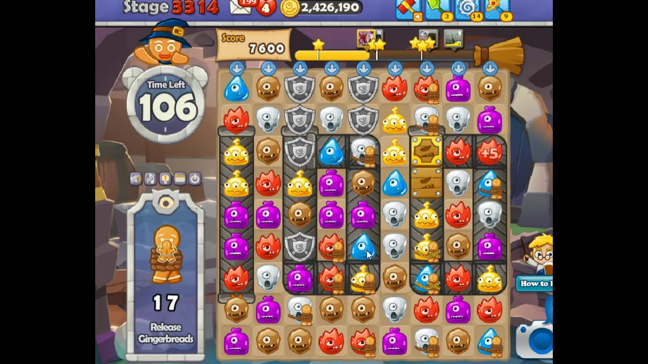 Monster Busters Level 3314 - YouTube