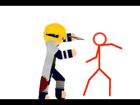 Animasi Naruto vs stickman maaf 4 detik - YouTube