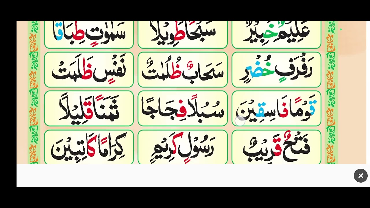 Madni Qaida Sabaq N 12 Last - YouTube