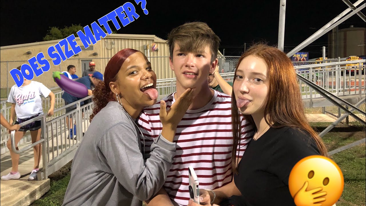 DOES SIZE MATTER ?? ( HIGH SCHOOL Edition) | Public Interview - YouTube